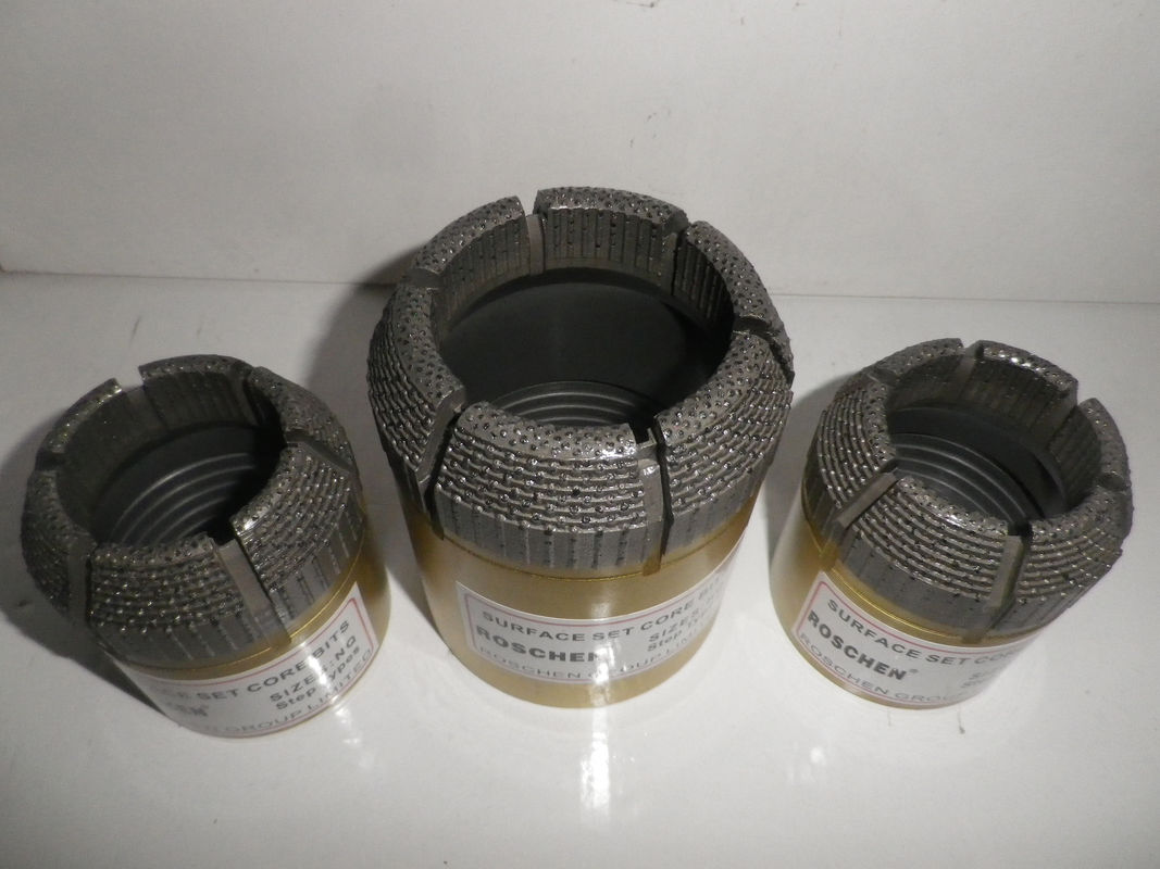 Surface Set Diamond Core Drill Bits Fast Penetration for Exploration ...